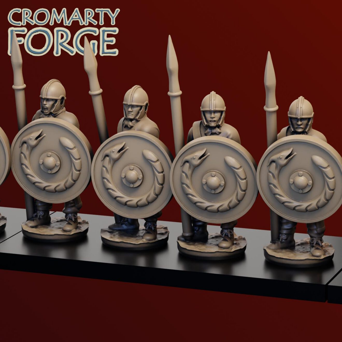 15mm Late Imperial Roman Unarmored Infantry - Cromartyforge