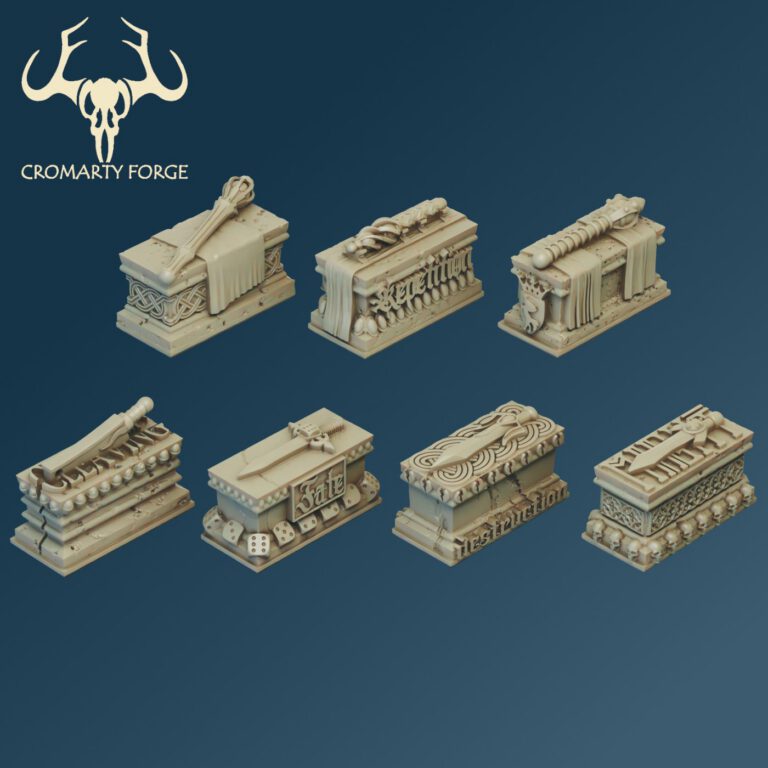 Scenery 10mm: Magic Items (for resin printing) - Cromartyforge